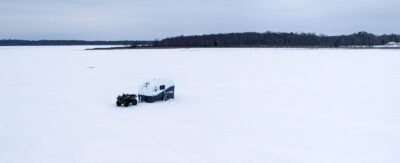 Lightweight Fiberglass Ice Fishing House | IcePro Trailers | ATV Toy ...